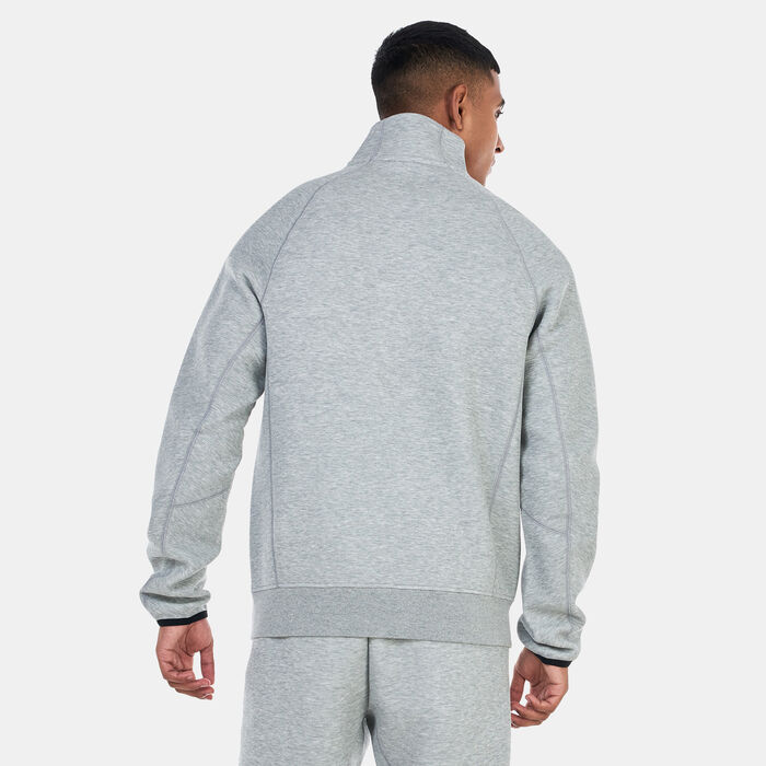 Shop Nike Men's Sportswear Tech Fleece 1/2-Zip Sweatshirt Grey Online in KSA -SSS